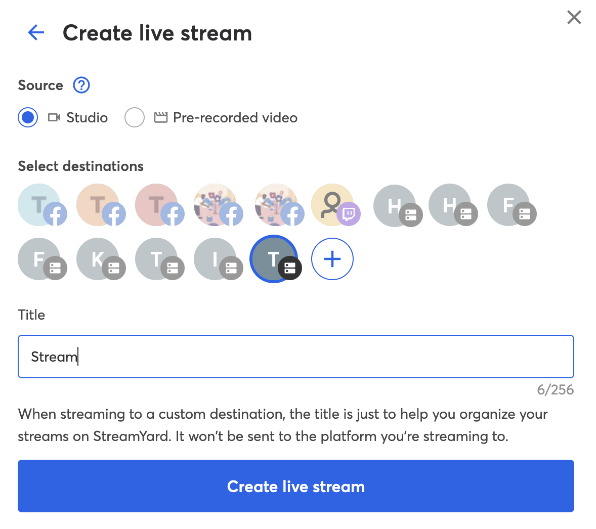 Stream to your Facebook Group with RTMP – StreamYard Help Center