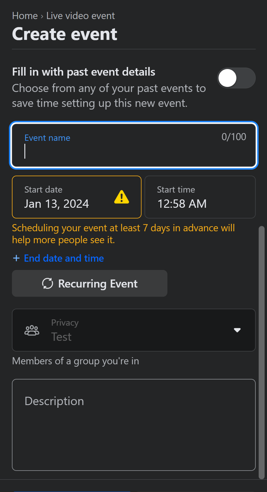Stream to your Facebook Group with RTMP – StreamYard Help Center