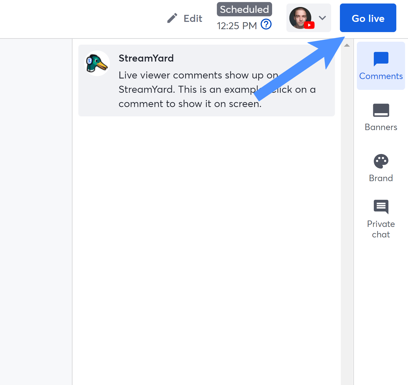How to Create a Live Stream – StreamYard Help Center