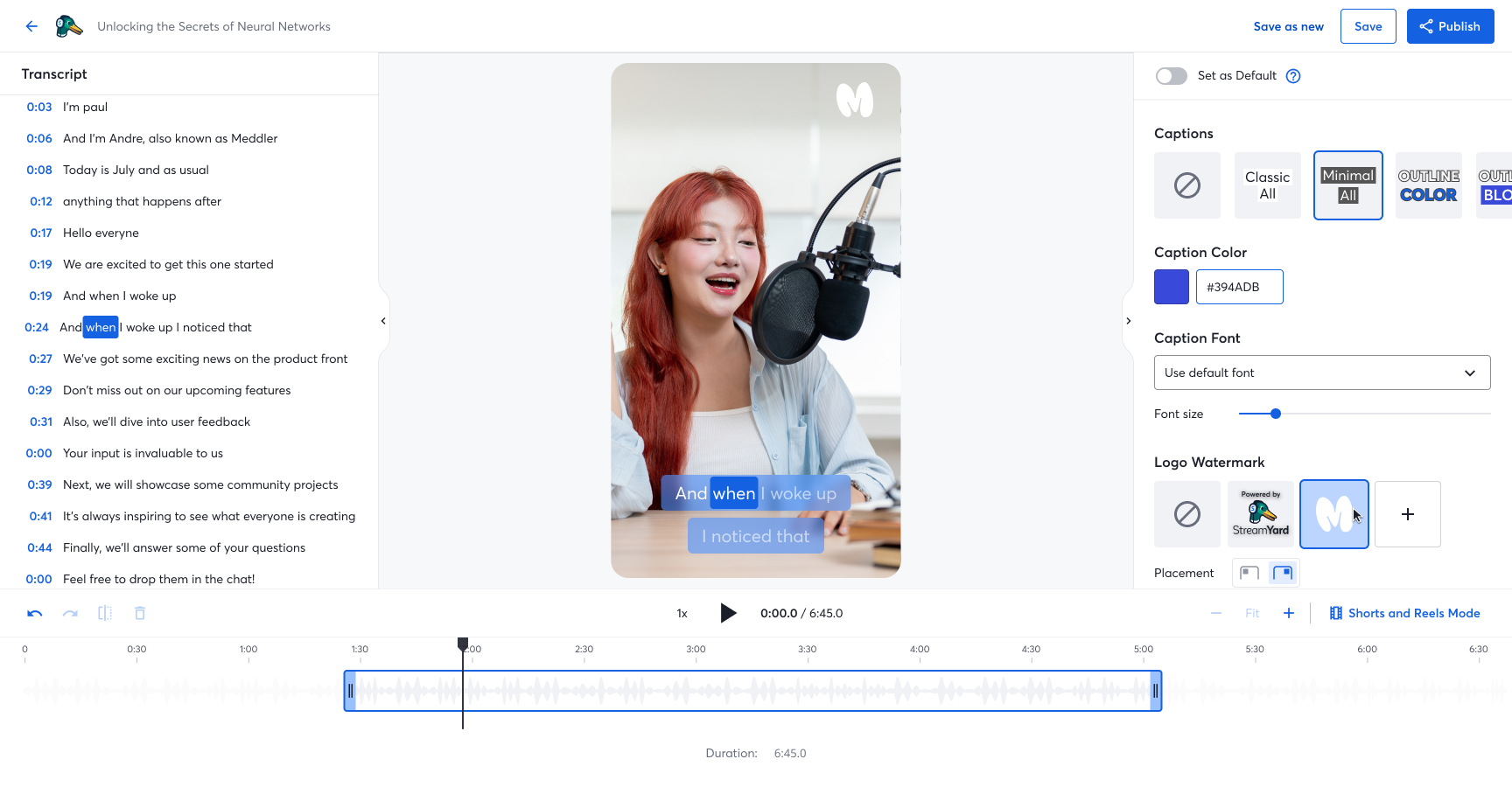 AI clips – StreamYard Help Center