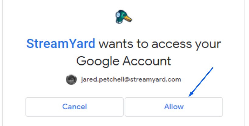 Connect a YouTube Channel – StreamYard Help Center